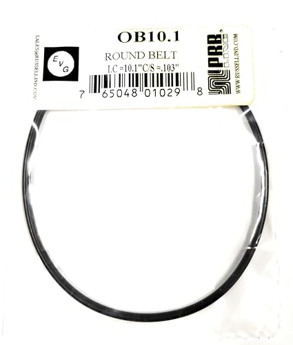 Drive Belt (Rubber Round Type) EVG/PRB OB10.1 I.C. 10.1" X C/S .103" T ...